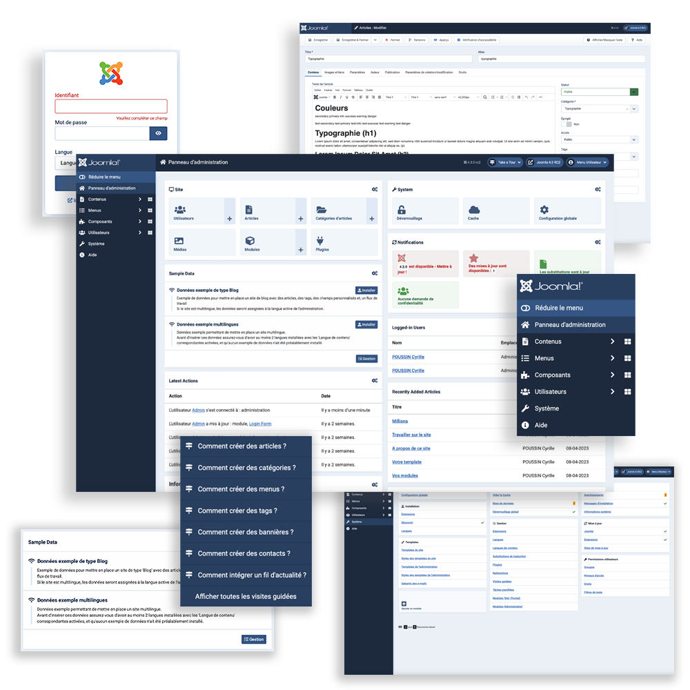 Joomla! | Créer votre site web professionnel